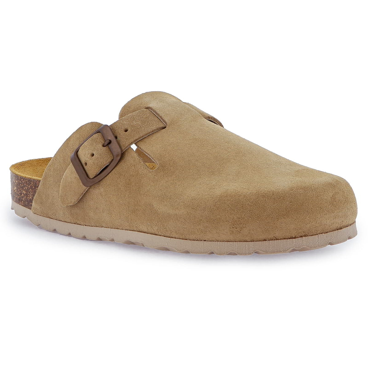 Oak & Hyde Gibraltar Women's Leather Clogs - Tan